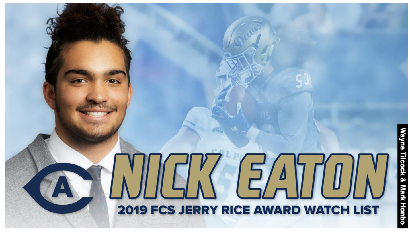 Fr LB Nick Eaton Named to Jerry Rice Award List - Aggie Sports Talk