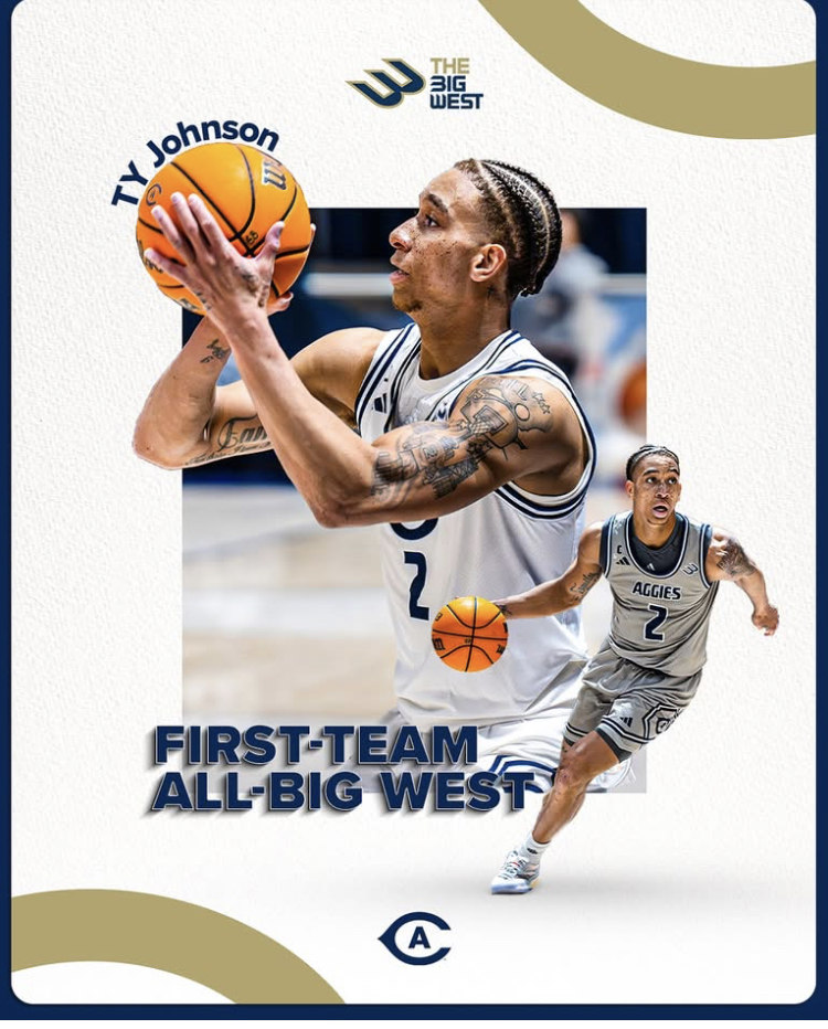 TY Johnson 1st Team all Big West - Aggie Sports Talk